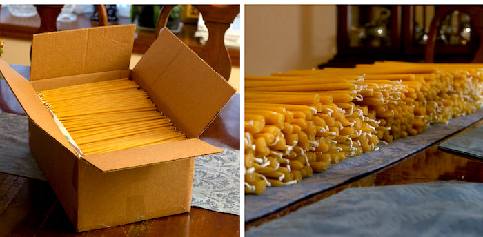 Pure Beeswax Taper Candles Collection – St. John’s Monastery Shop